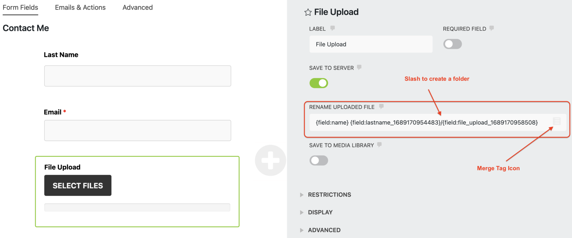 Create Custom Directories For File Uploads in WordPress Forms - Ninja Forms