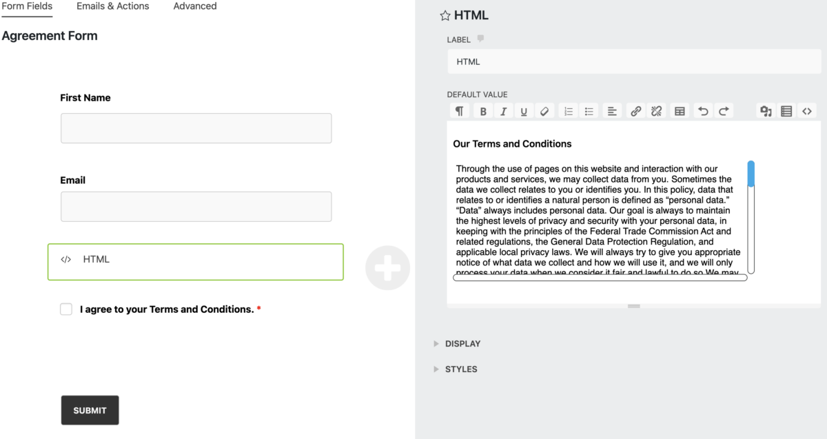How to Use a Single Checkbox Field in WordPress - Ninja Forms